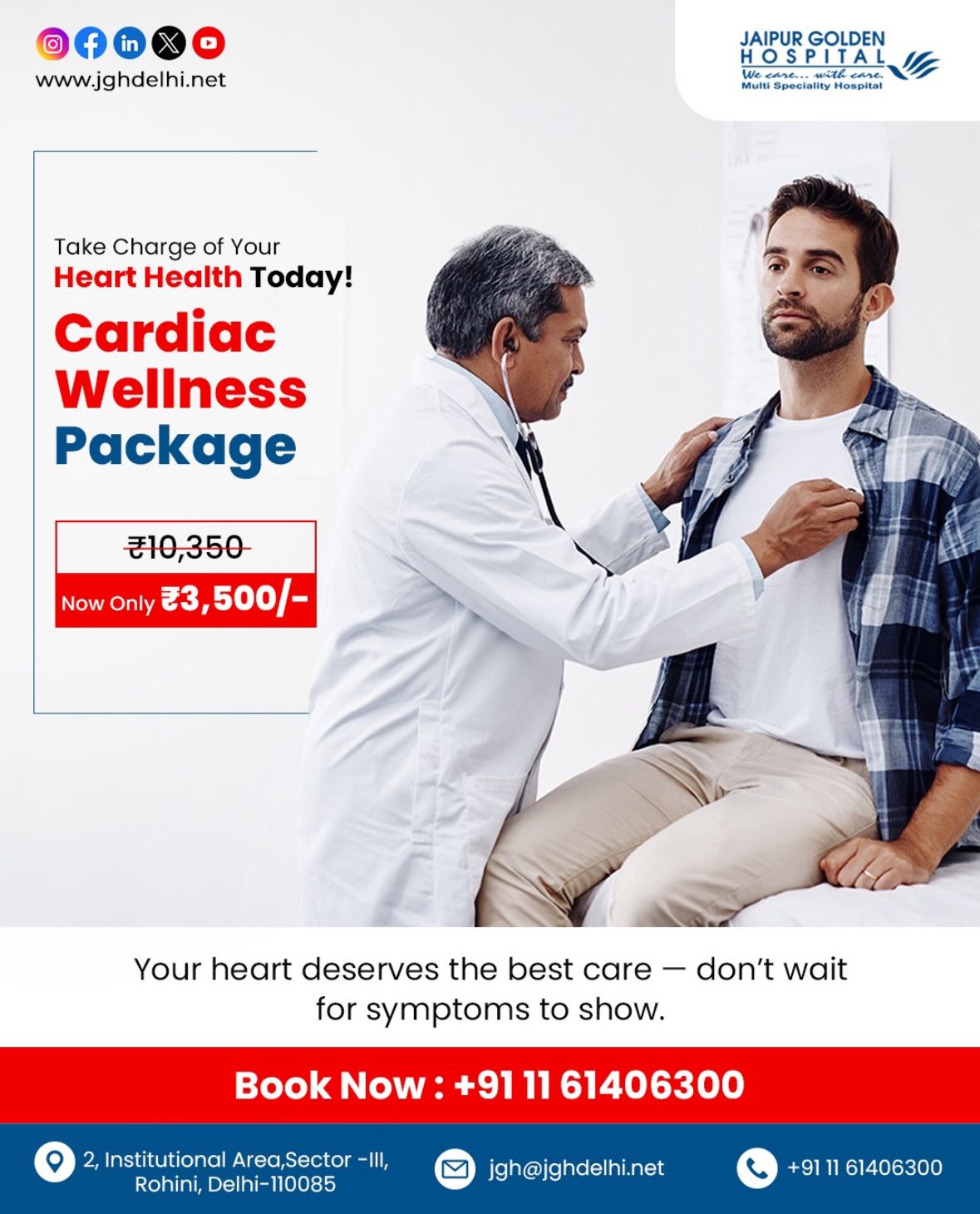 Complete Heart Block (CHB) - Symptoms and Causes - JGH Delhi